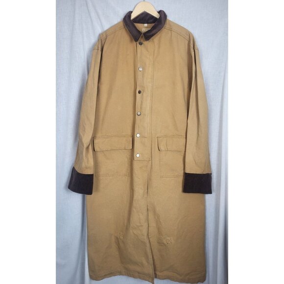 Wahmaker | Jackets & Coats | Scully Wah Maker Rangewear Frontier Long Canvas Duster Mens Xl ...